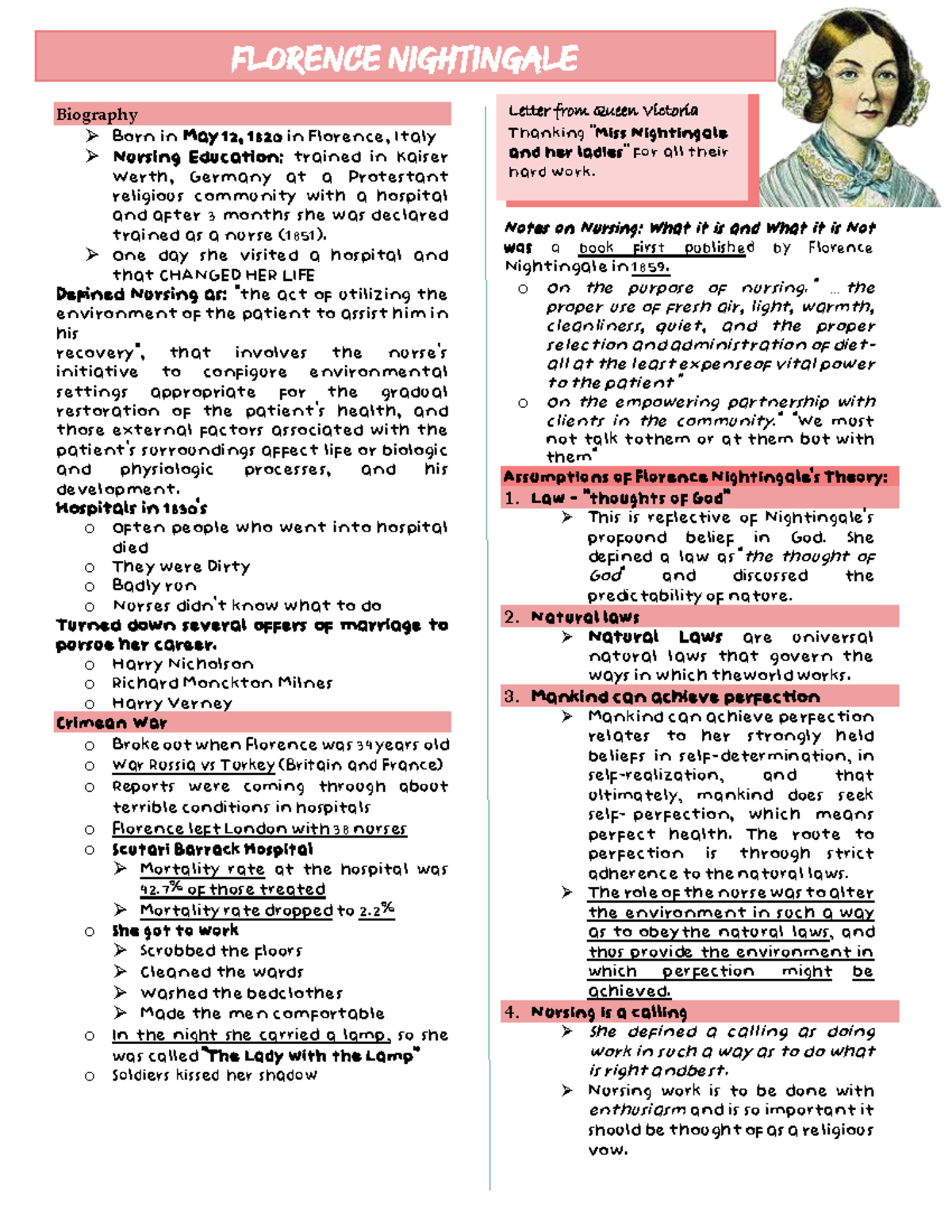 Florence-Nightingale - Biography Born in May 12, 1820 in Florence ...