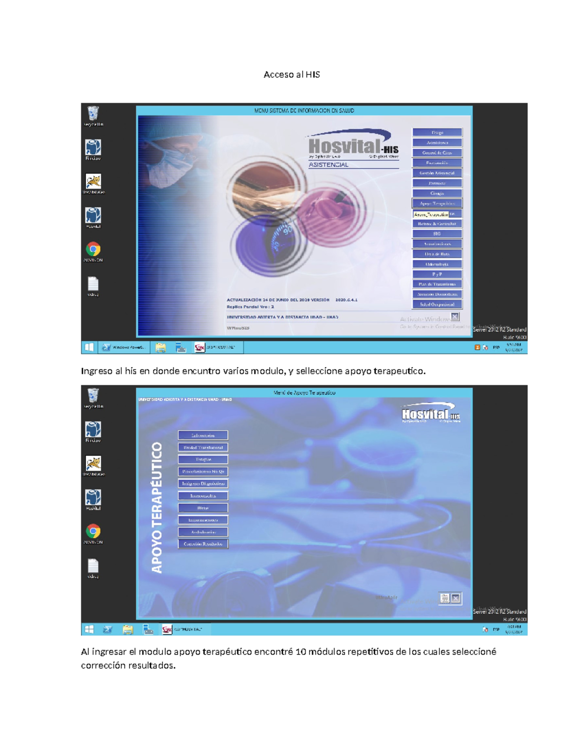 Acceso al HIS - Acceso al HIS Ingreso al his en donde encuntro varios ...