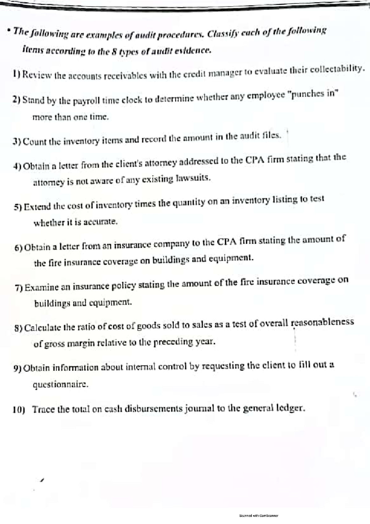 Exercises on less8 - Summary - managerial accounting - Studocu