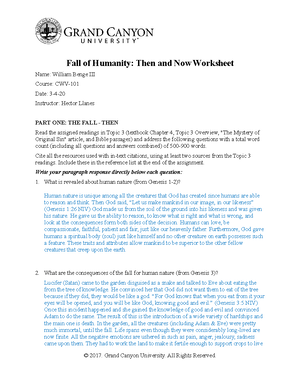 Christian World View Quiz 2 - Topic 2 Quiz What do Christians mean when ...