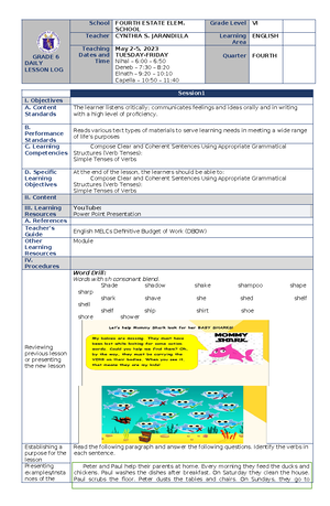 Q1 SCI Summative TEST - SCIENCE 6 Table of Specification Quarter 1 ...
