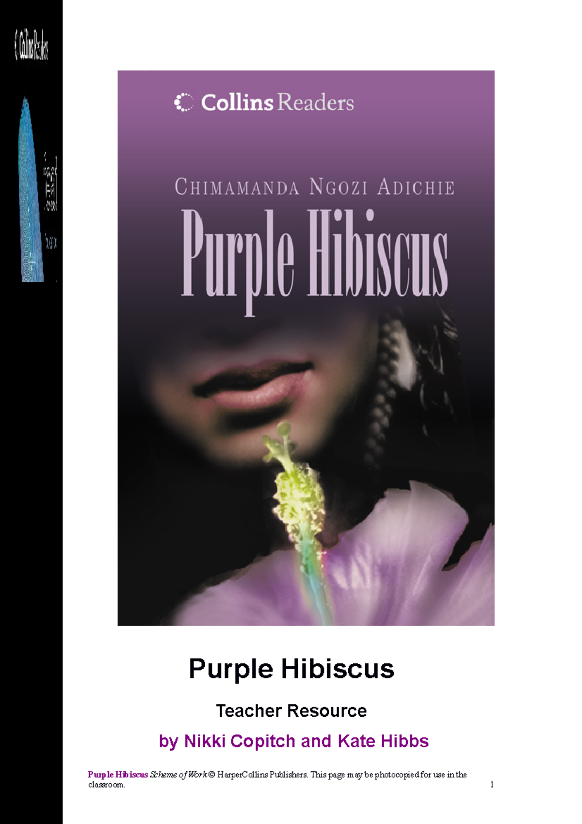 Purple Hibiscus So W - Purple Hibiscus Teacher Resource by Nikki ...