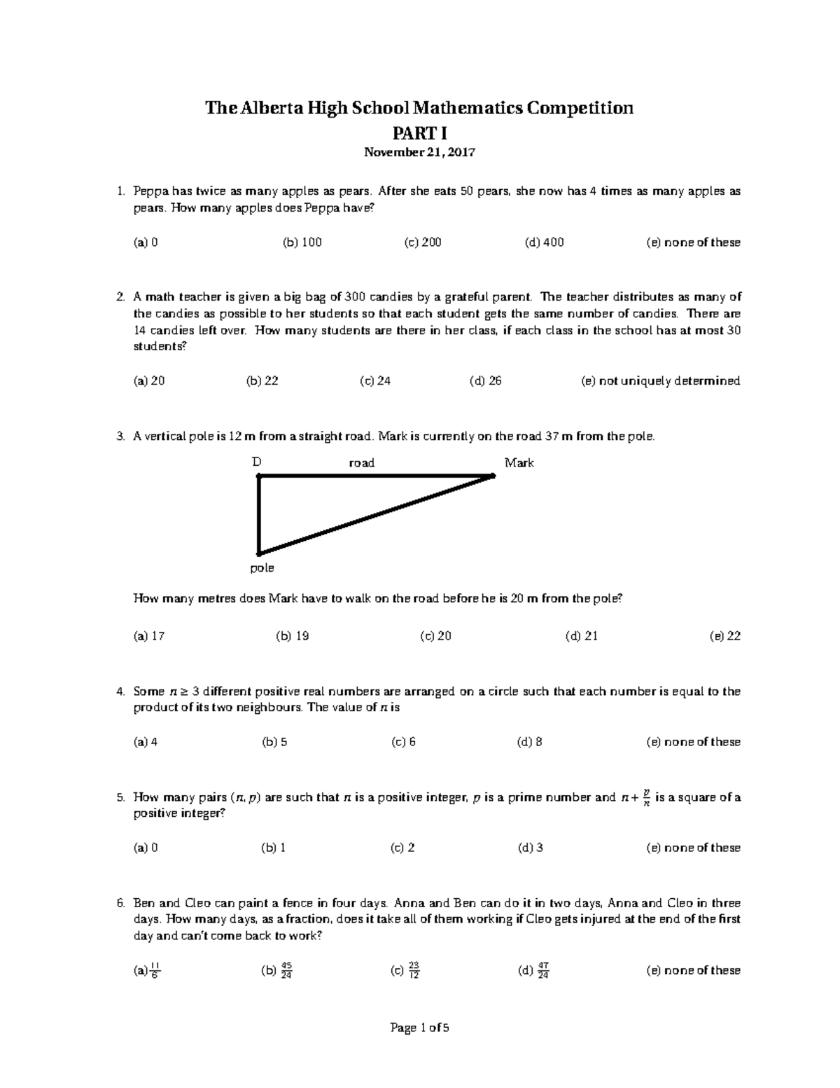 2017-2018-PART1 - Practice final - The Alberta High School Mathematics ...