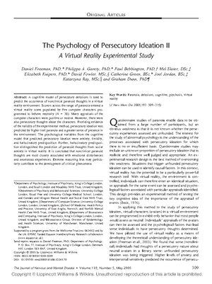 Scope of Health Psychology - Introduction Health psychology, also known ...