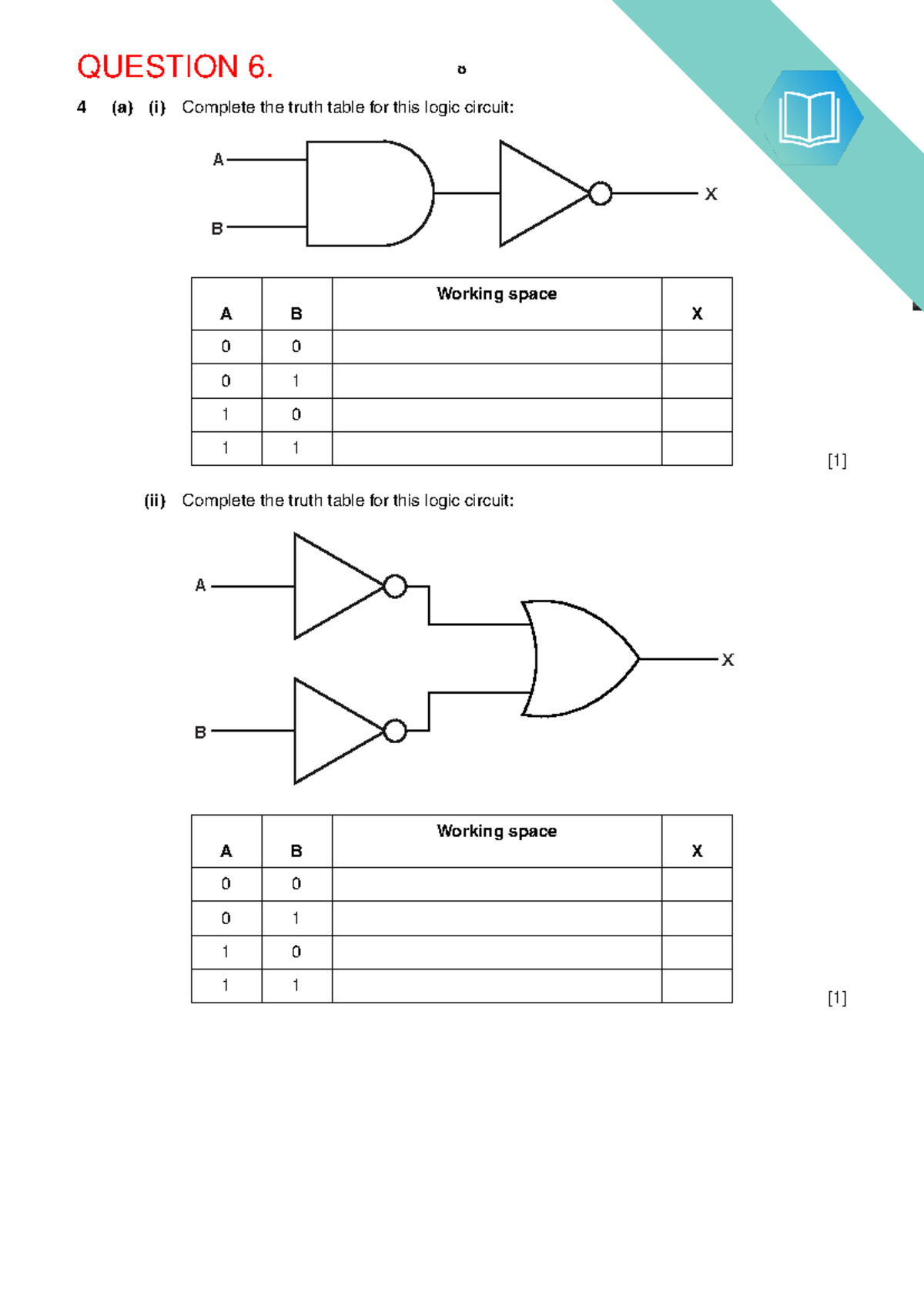 Computer science practice - © UCLES 2015 9608/31/M/J/ 4 (a) (i ...