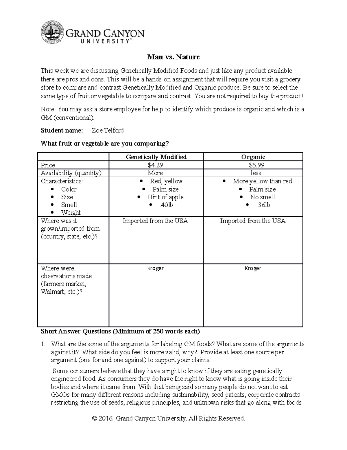 BIO 220 RS Manvs Nature Online scavenger hunt - BIO-220 - GCU - Studocu