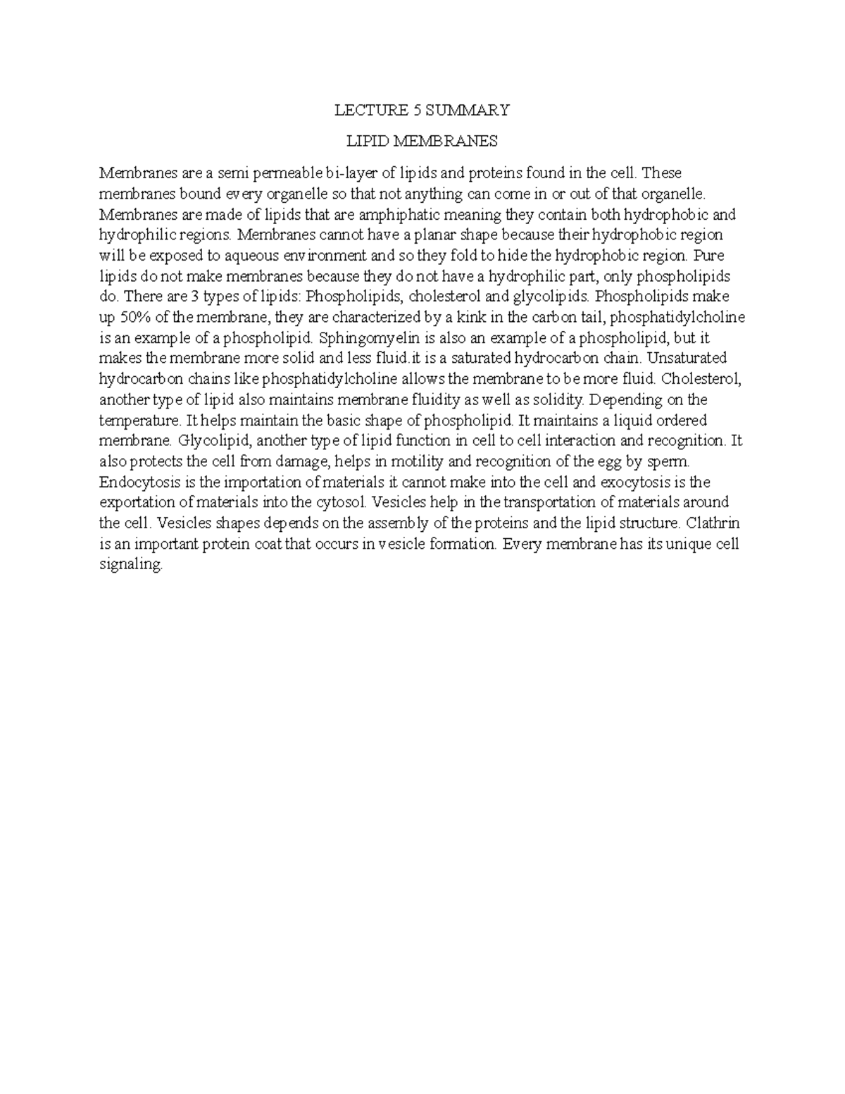 Isiodu 5 summary - This course was taught by Dr. Eric Sweet at west ...