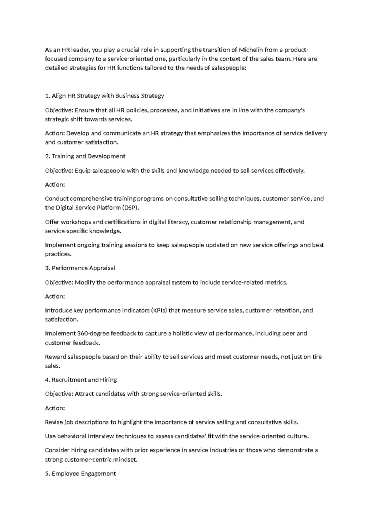 Michelin HR - As an HR leader, you play a crucial role in supporting ...