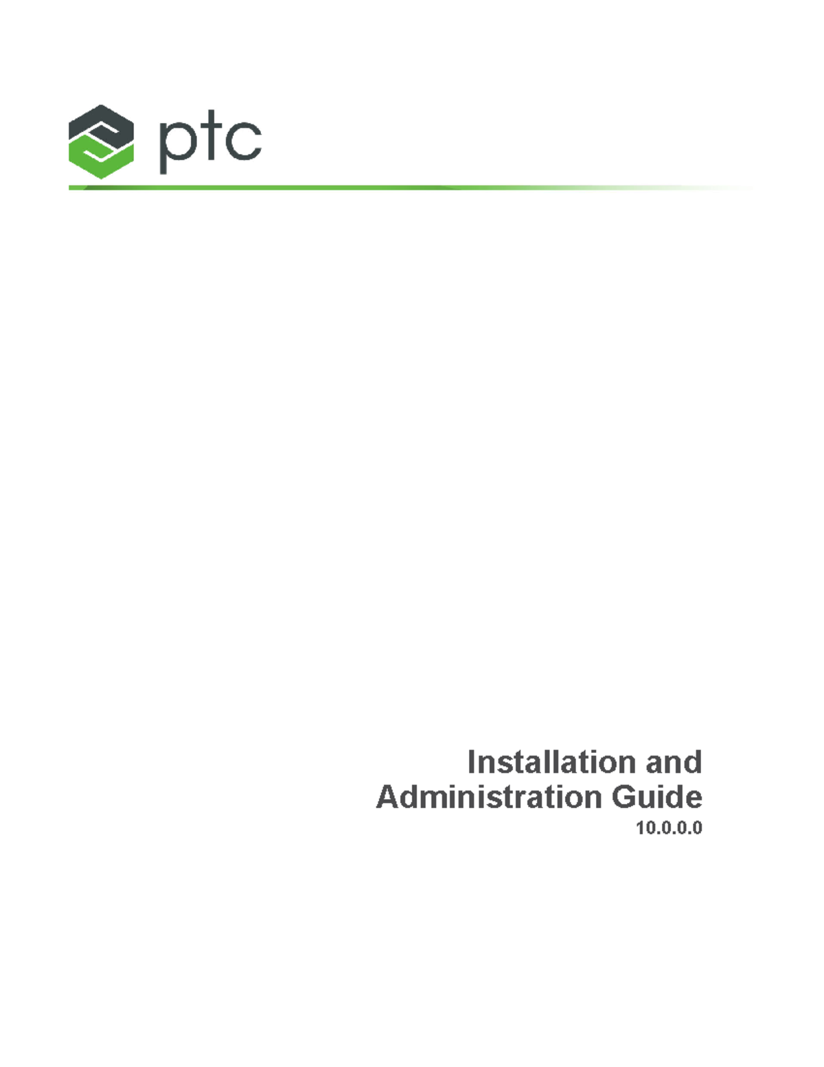 Installation guide - Installation and Administration Guide 10.0 ...