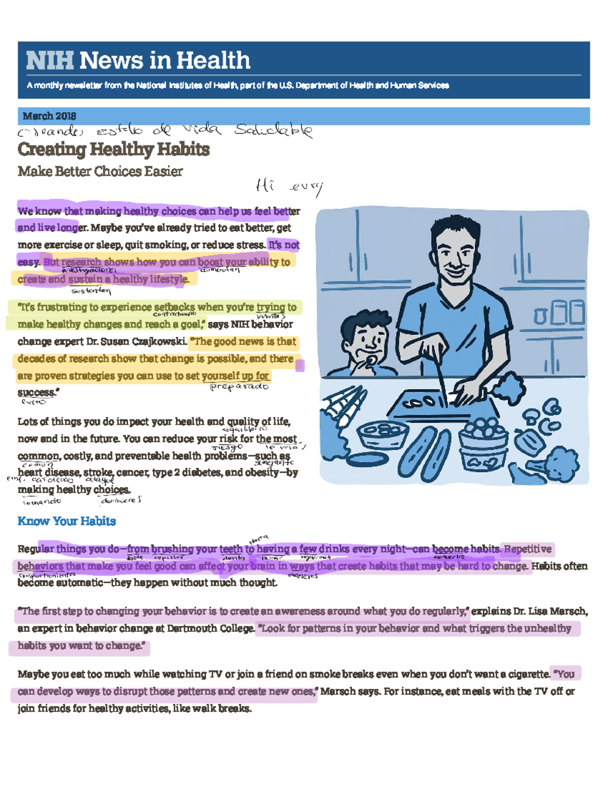 Creating Healthy Habits NIH News in Health PDF 231120 143134 - Creating ...