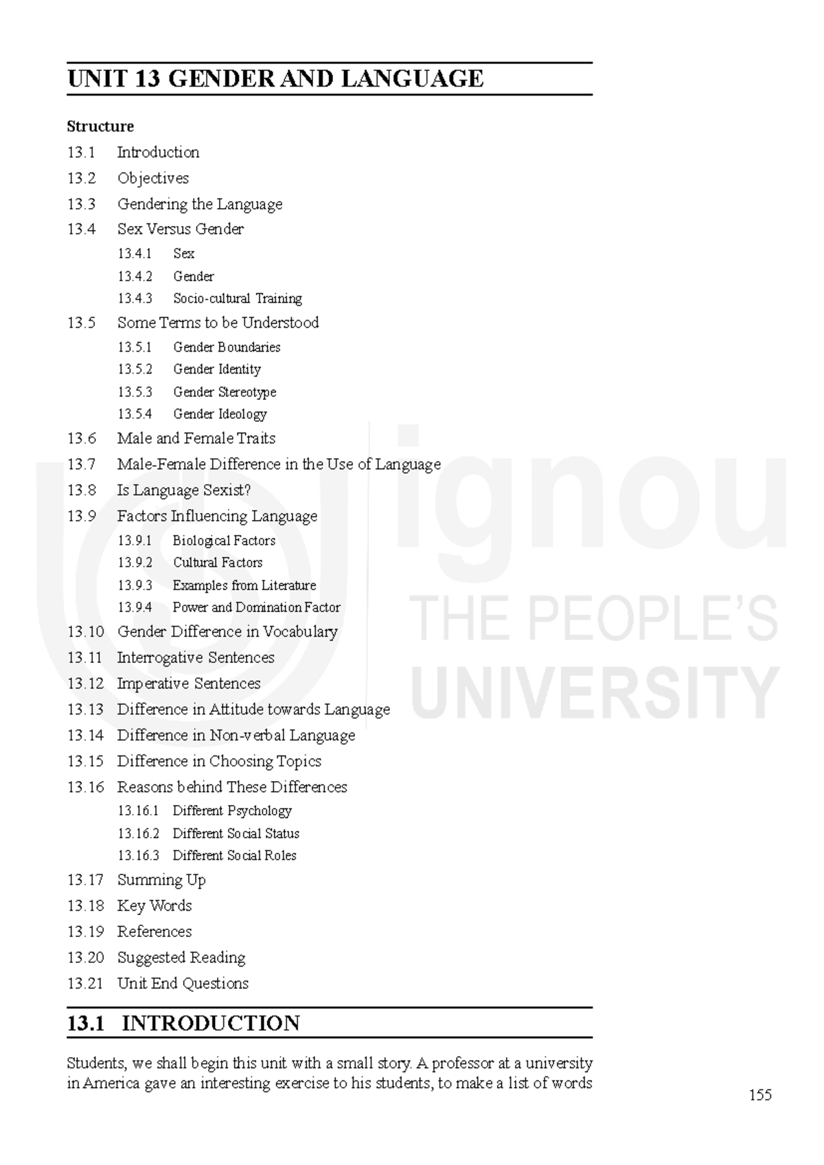 Unit 4 Gender and Language - Gender and Language UNIT 13 GENDER AND LANGUAGE Structure 13 - Studocu