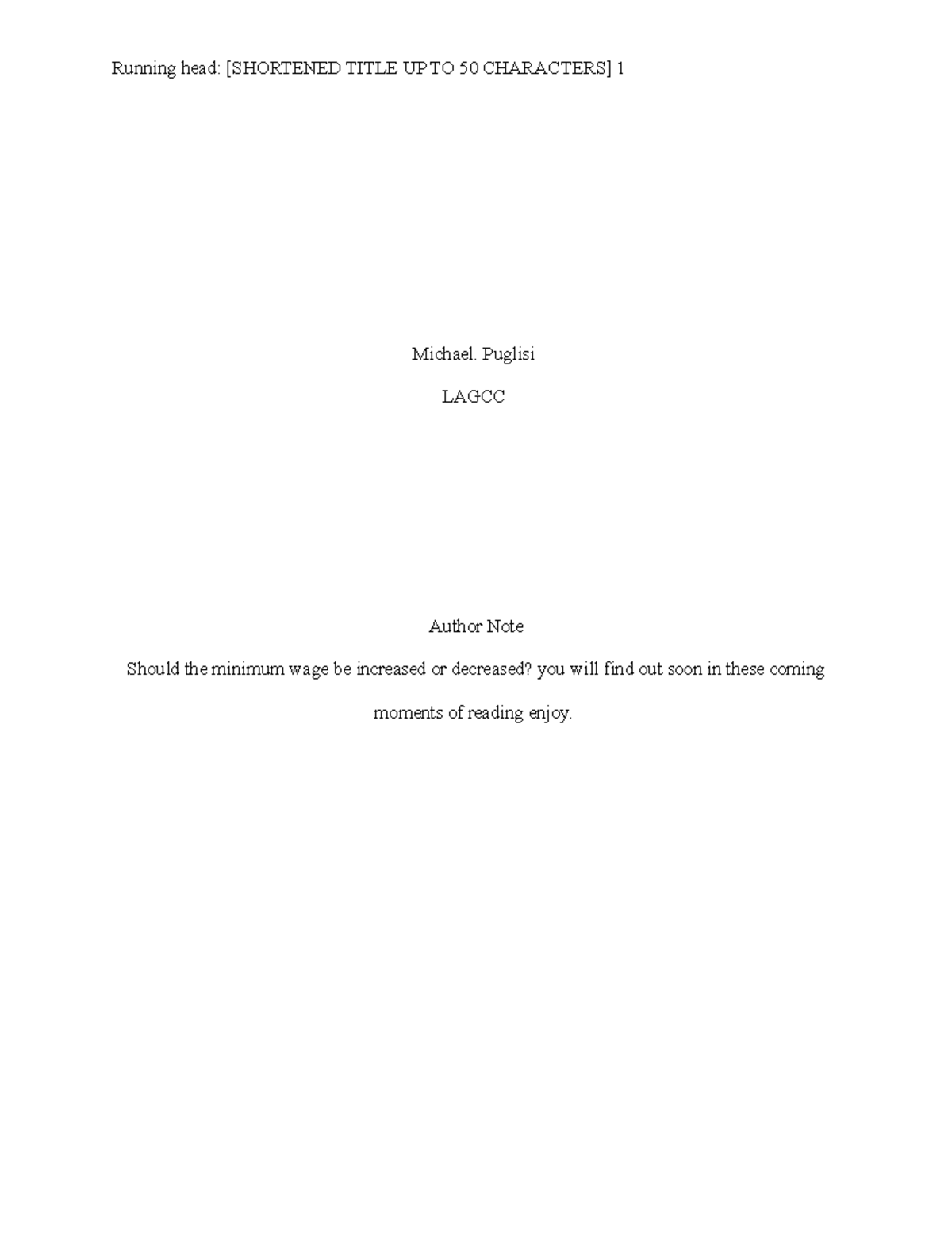 Eportfolioaccounting - Running head: [SHORTENED TITLE UP TO 50 ...