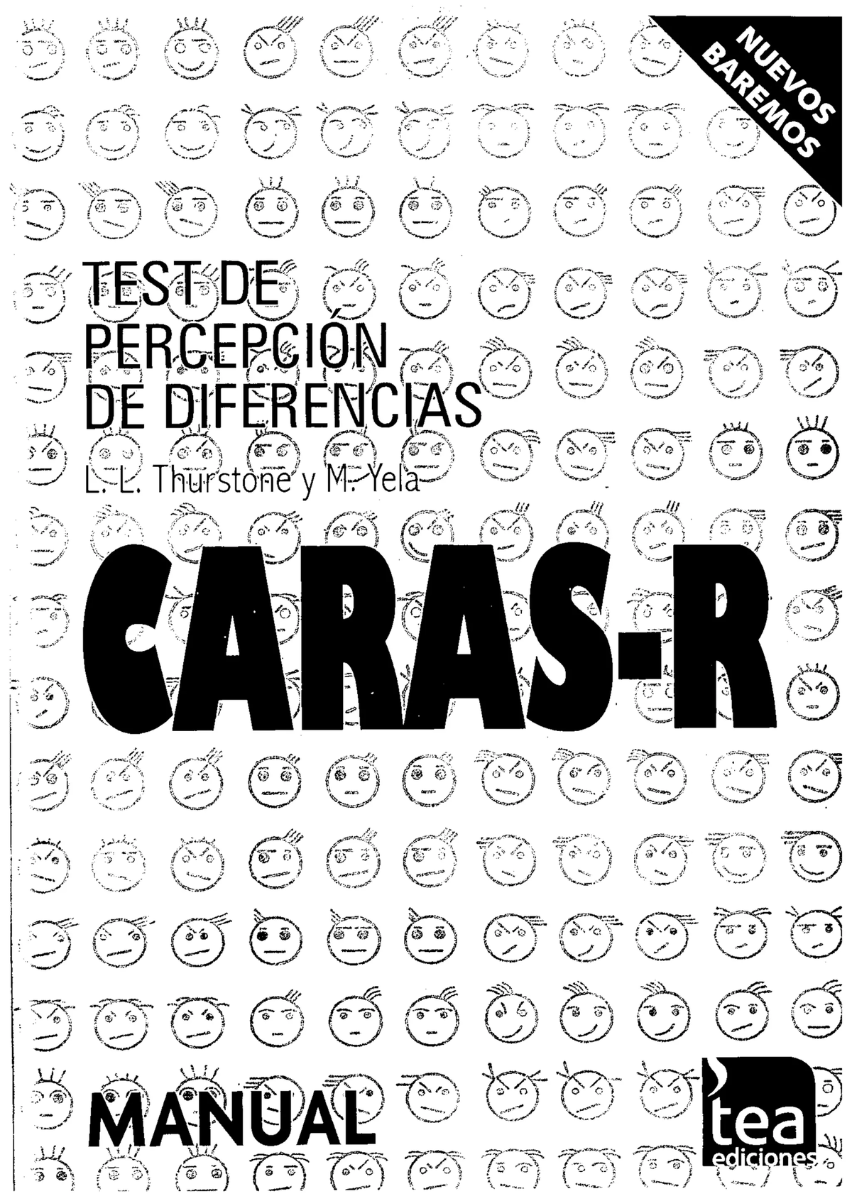 Manual Test de Caras-R - 2 R PERCEPCION DE DIFERENCIAS ave L. Thurstone ...