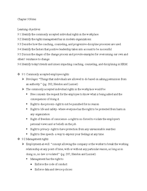 Chapter 4 notes - Chapter 4 notes Learning objectives: 4: Describe the ...