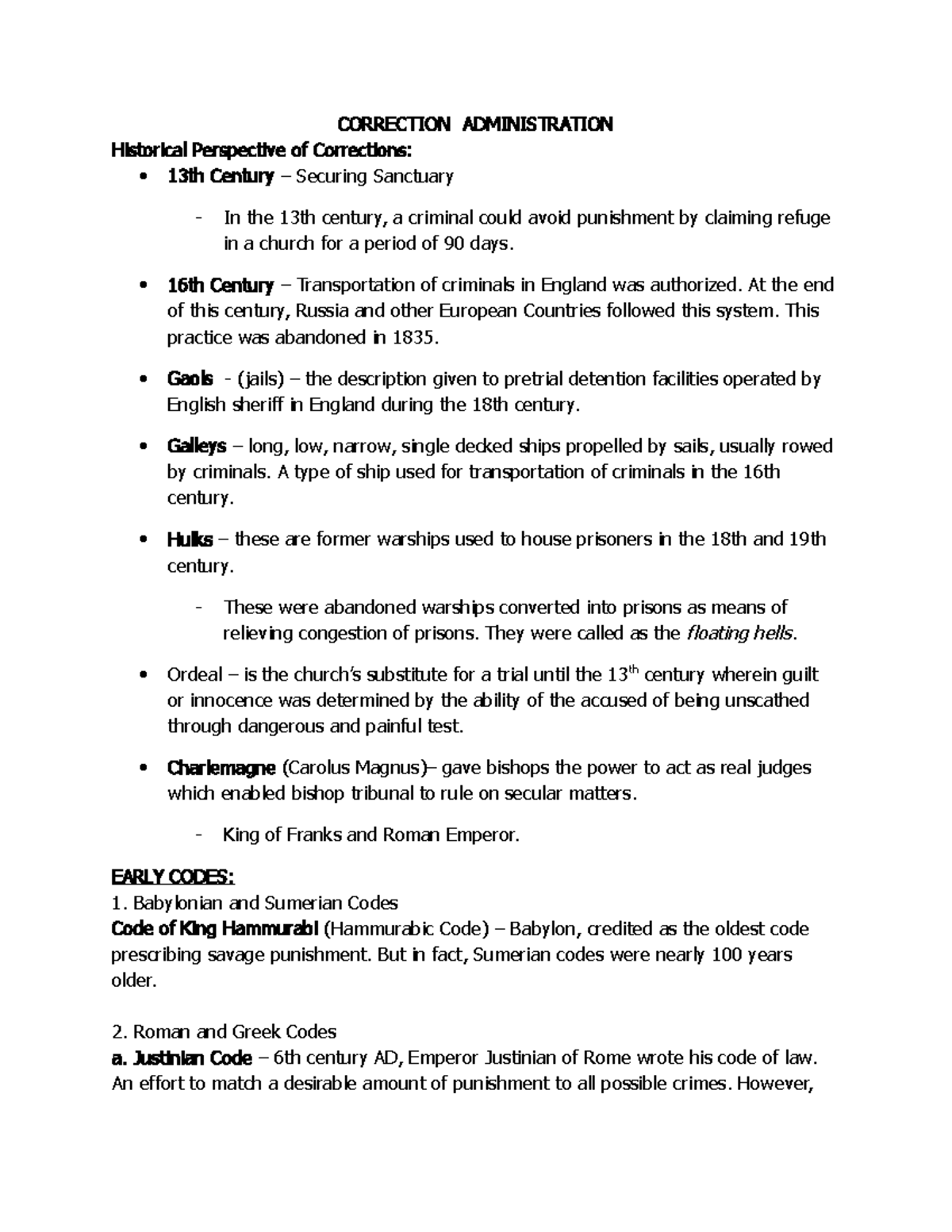 Correction- Administration-notes-summary (Auto Recovered) - CORRECTION ...