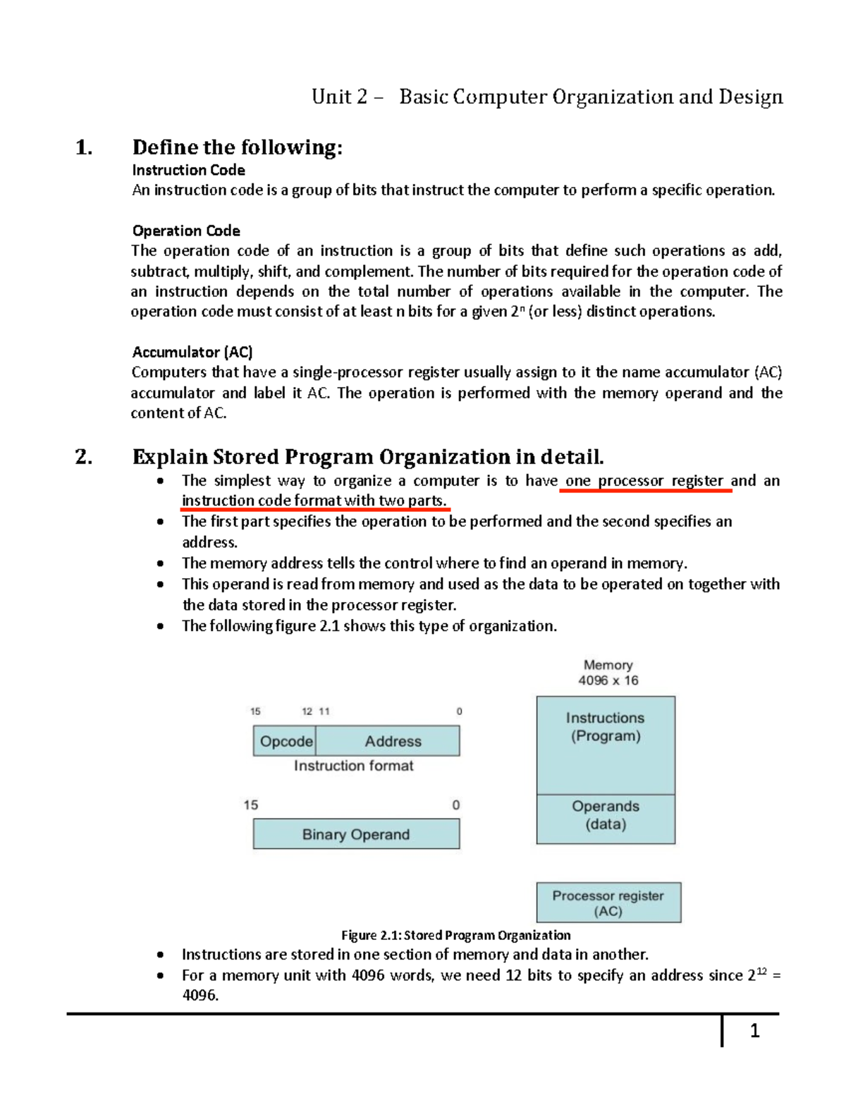 Computer Organization and Architecture(COA)-Computer Instructions and ...
