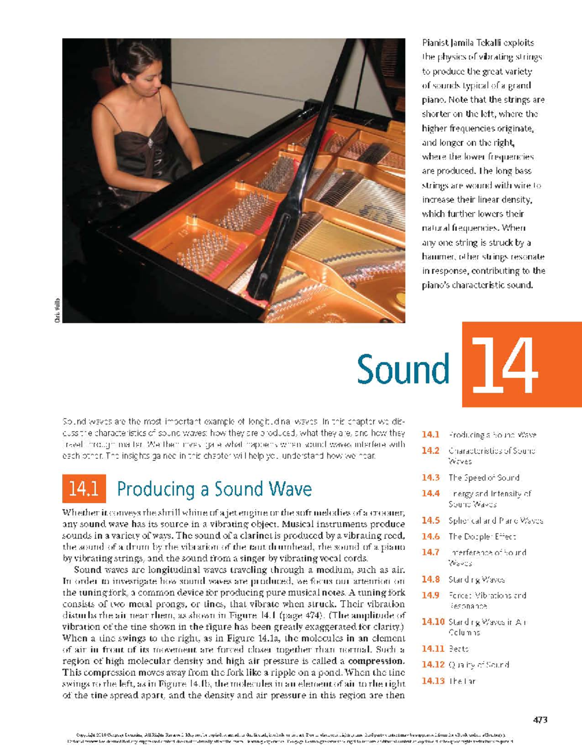 College Physics 9th Edition Chapter 14 Sound Notes - Pianist Jamila ...