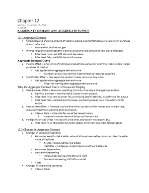 Chapter 9 - Taught by Professor Iris Franz - Chapter 9 Tuesday, October ...