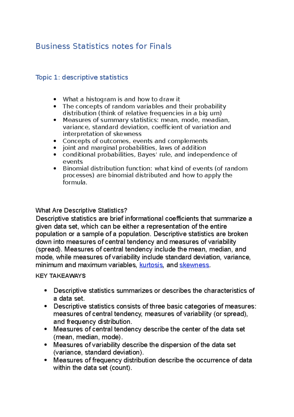 Business Statistics Notes For Finals What Are Descriptive Statistics business-statistics-notes-for-finals-what-are-descriptive-statistics