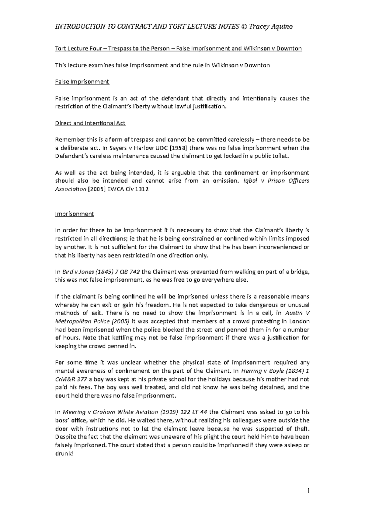 Topic 4 - Lecture notes 4 - LAW4ICT - LSBU - Studocu