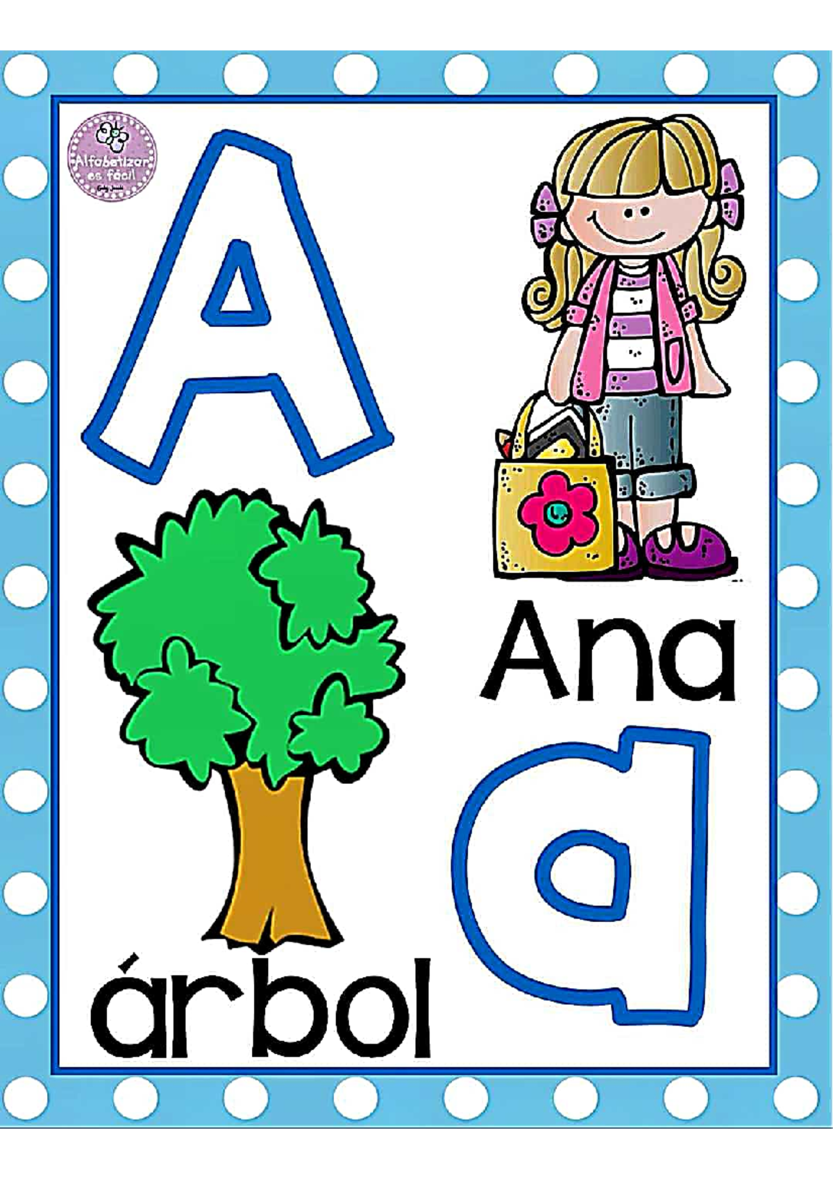 Abecedario - Alfabetizar Bes fácil Ana árbol Alfabetizar when es fácil ...