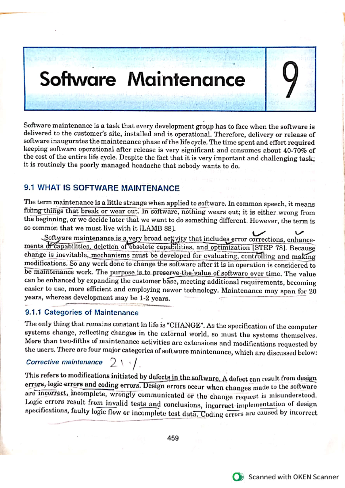 Software Maintenance - Book - Software engineering - Studocu