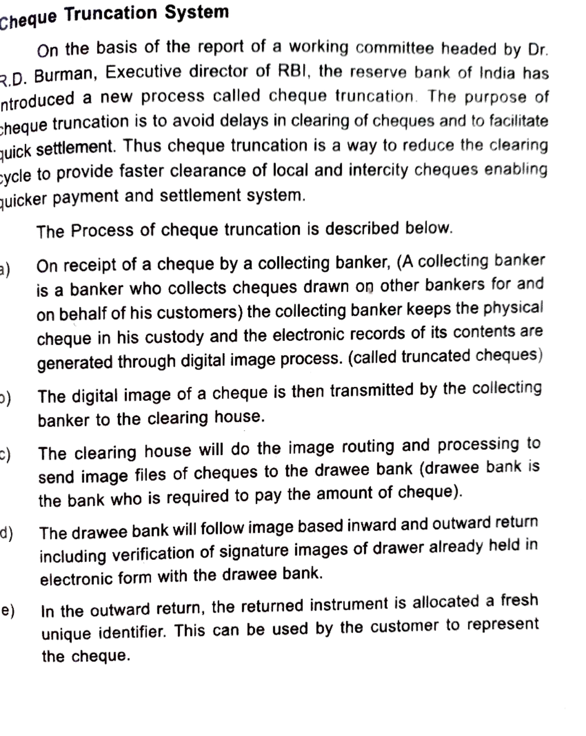 Module 2, 4th part - Cheque truncation system, Credit card, Debit card ...