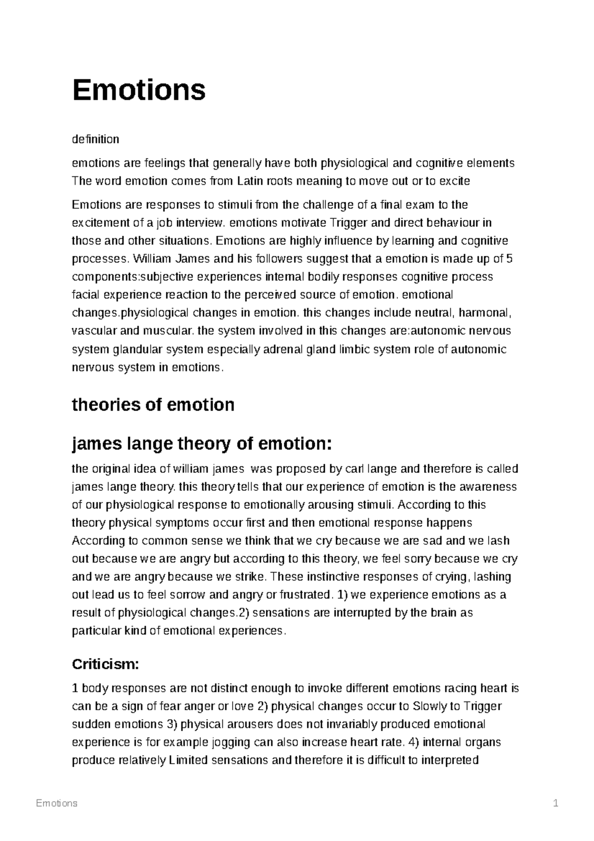Emotions - Emotions definition emotions are feelings that generally ...