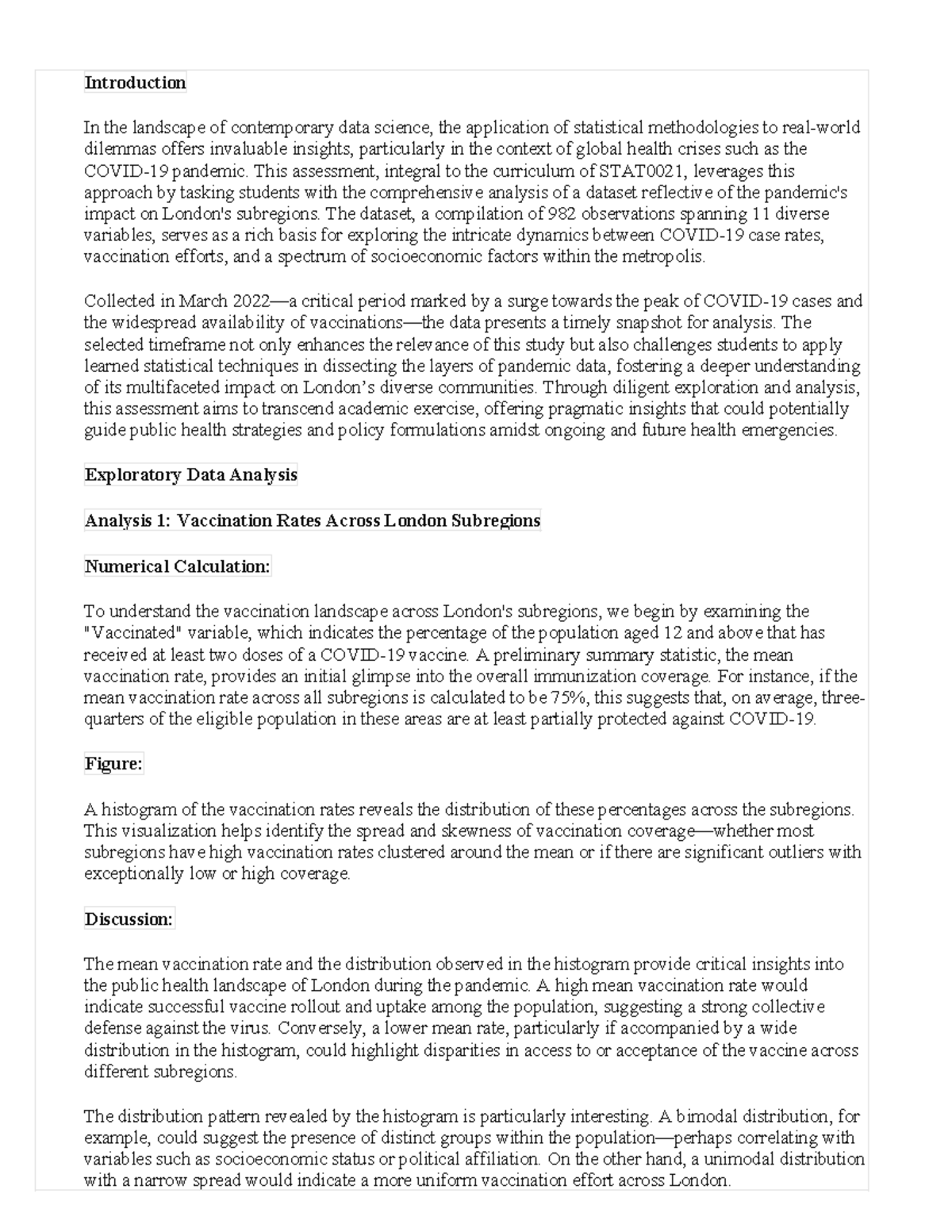 Introduction - Extended essay draft - Introduction In the landscape of ...
