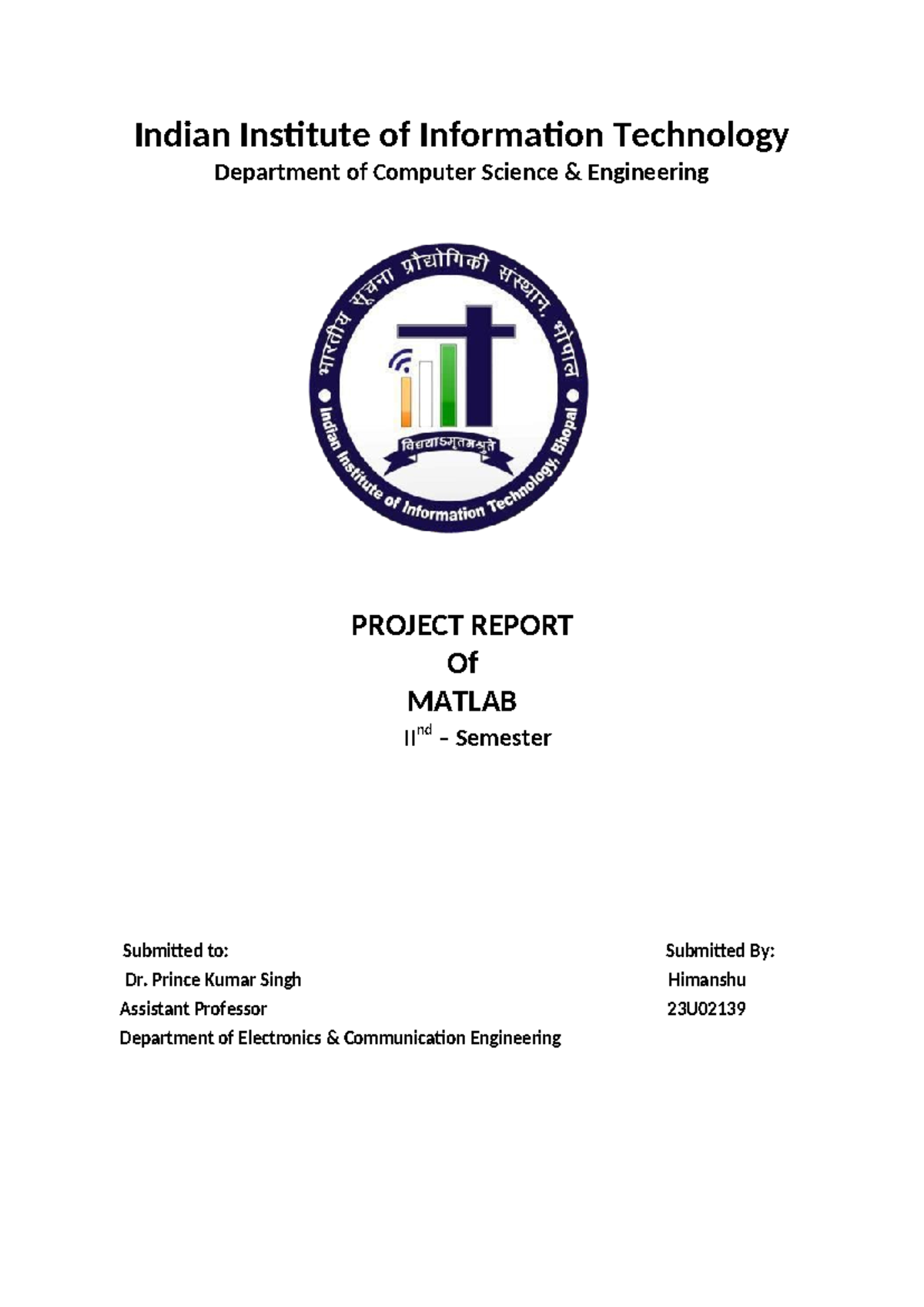 Combinepdf - tyy - Indian Institute of Information Technology Department of Computer Science ...