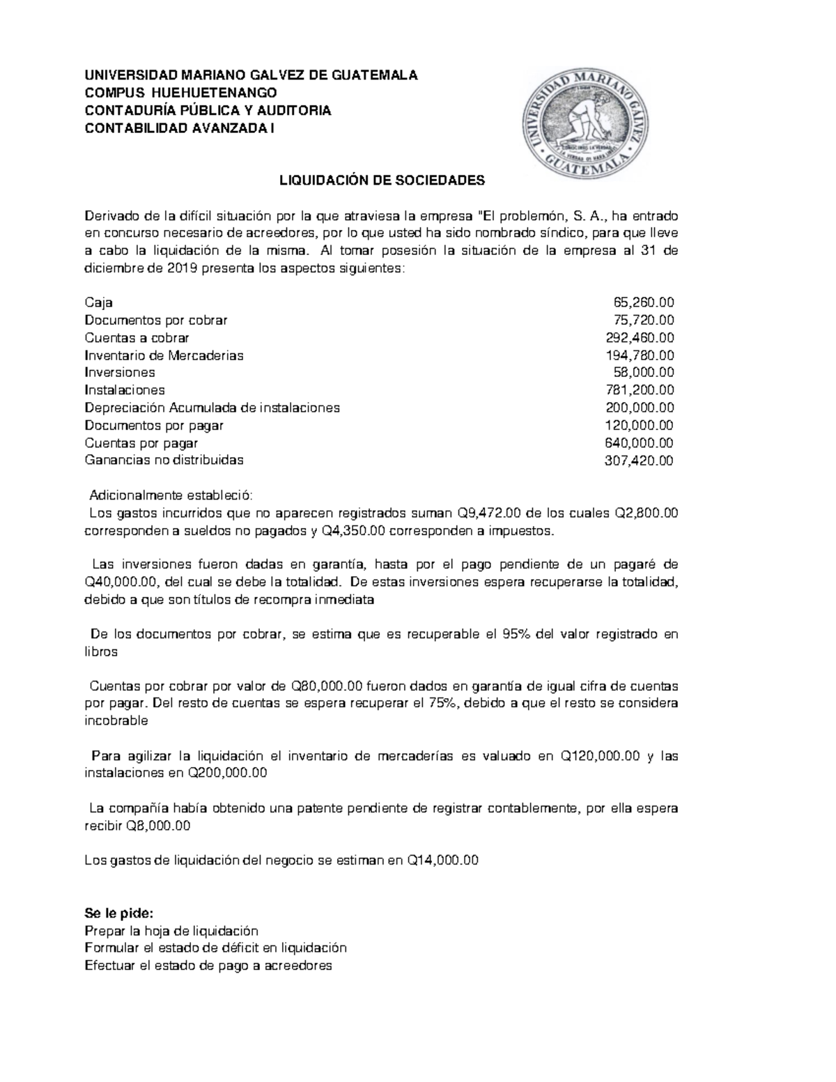 Estado+de+liquidaci%C3%B3n+Laboratorio+No - UNIVERSIDAD MARIANO GALVEZ ...