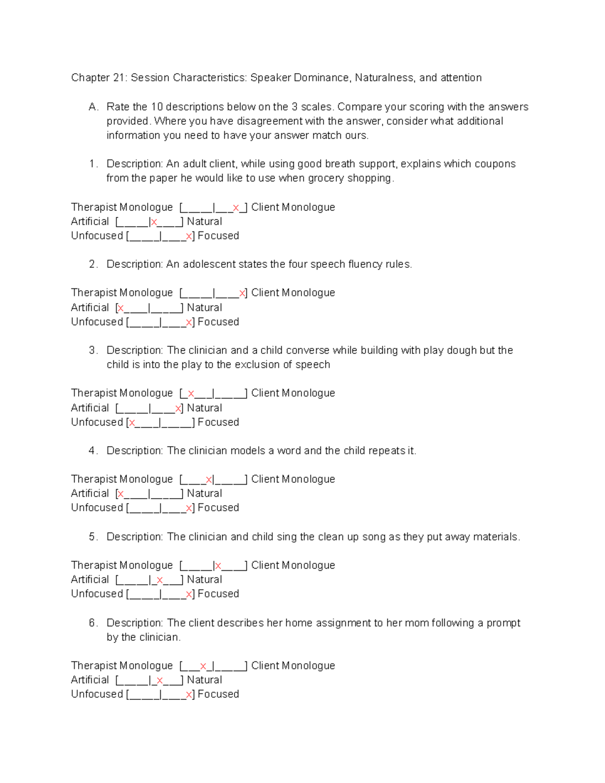 Chapter 21 Session Characteristics - Chapter 21: Session ...