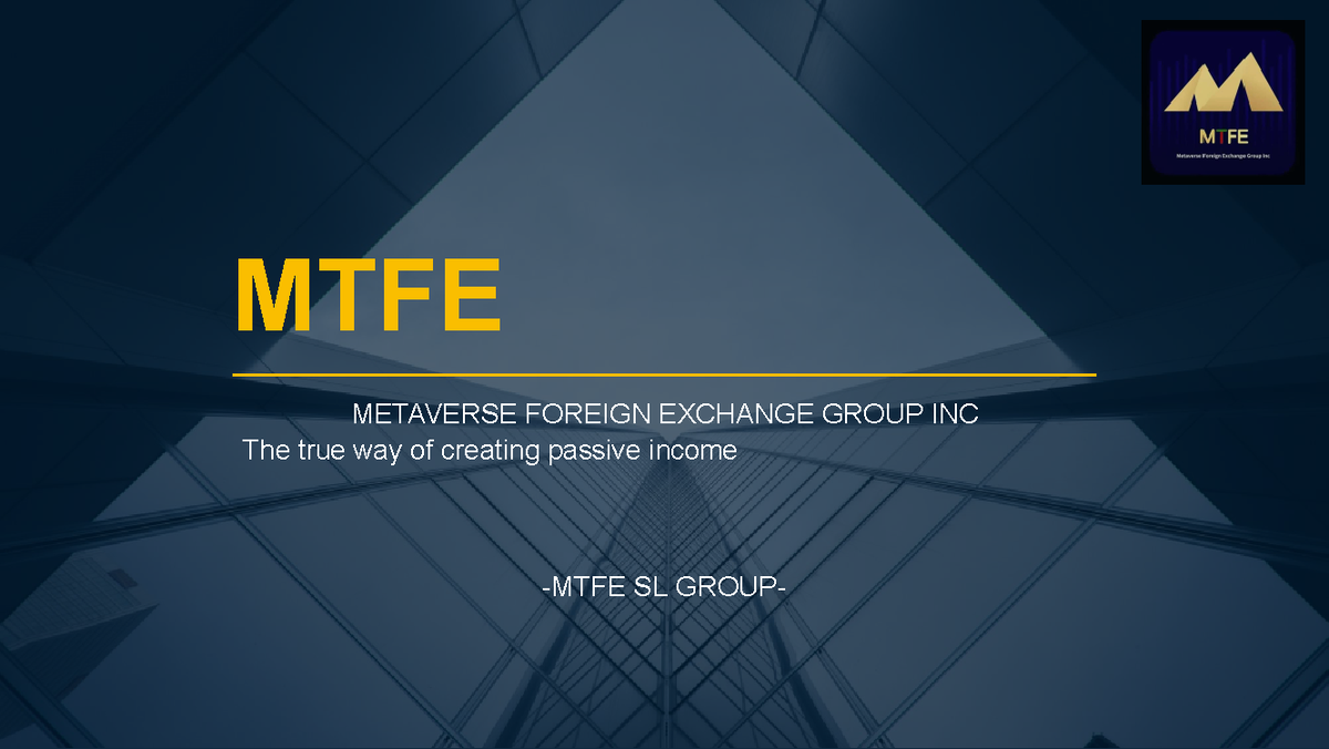 MTFE - Financial aids - MTFE METAVERSE FOREIGN EXCHANGE GROUP INC The ...