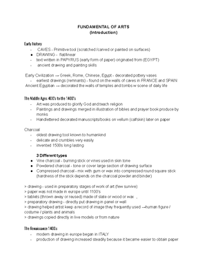 Reviewer-in-draw - Reviewer for midterms - FUNDAMENTALS OF DRAWING ...