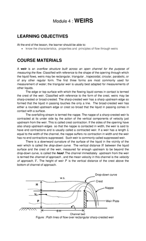 Module 3 sample problems - Module 3 ORIFICE FLOW LESSON 1 : Flow ...