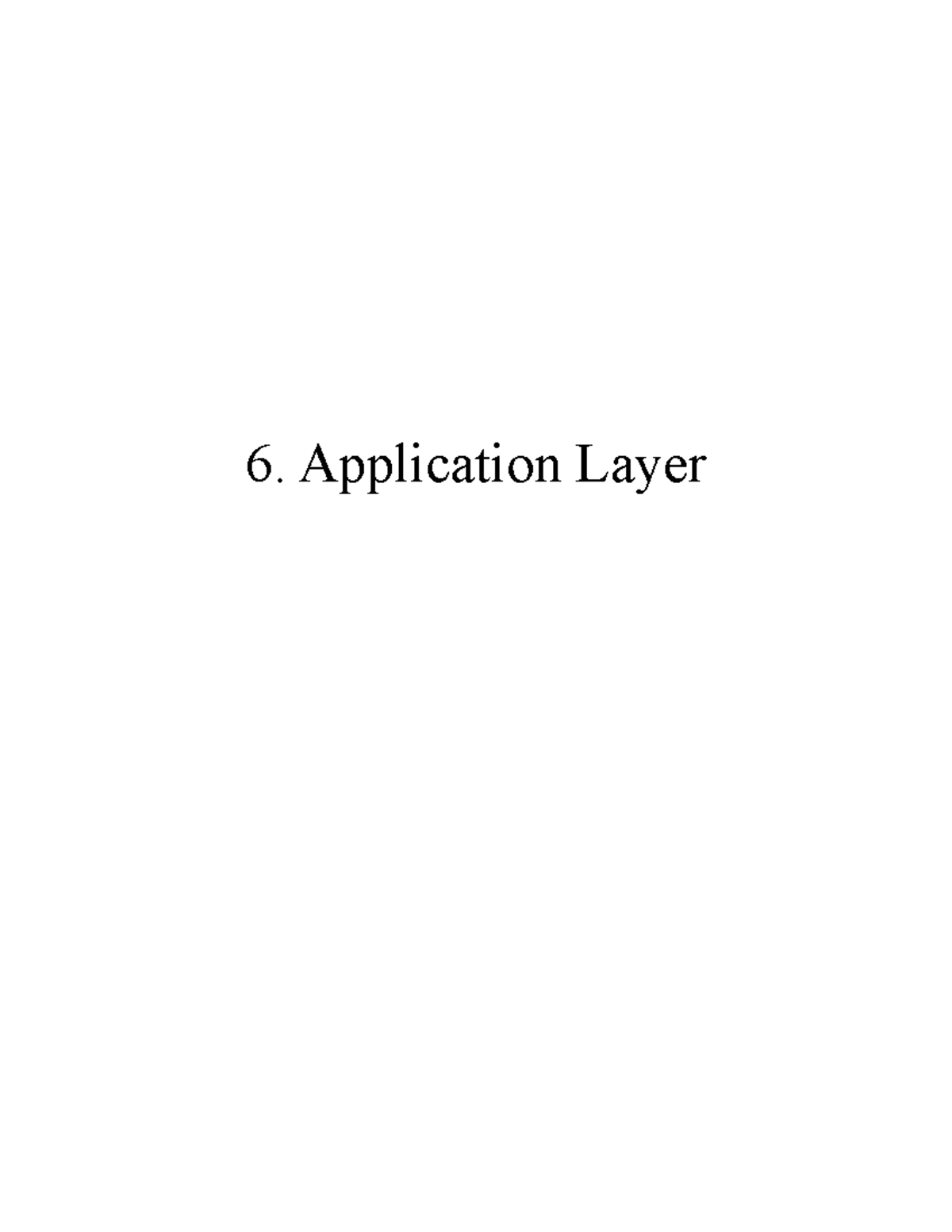 Application Layer In Computer Network 6 Application Layer Domain