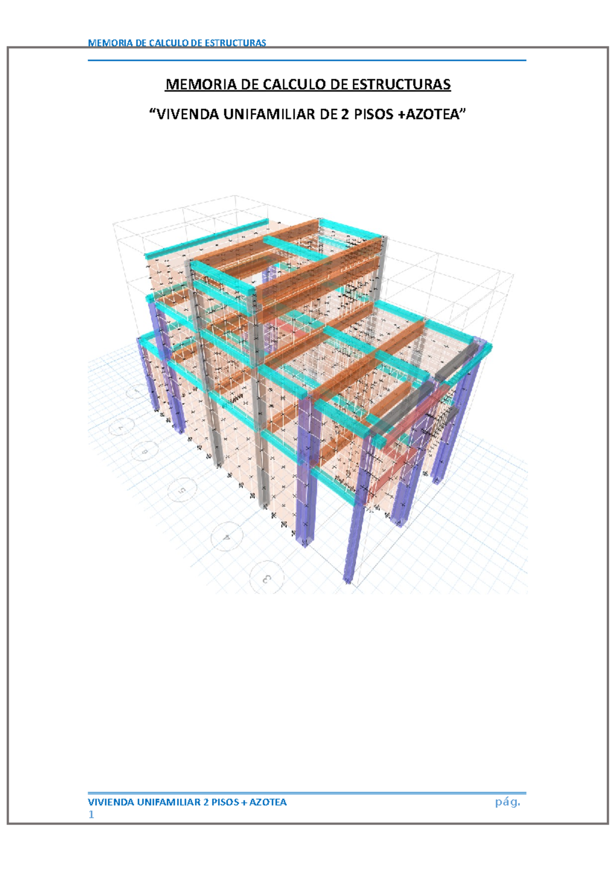 Memoria DE Calculo DE Estructuras - CASA Galilea - - Studocu