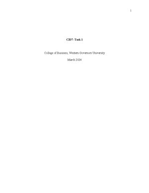 C207 Quizzes with Answers - Section 1: Quiz 1. For companies to attract ...