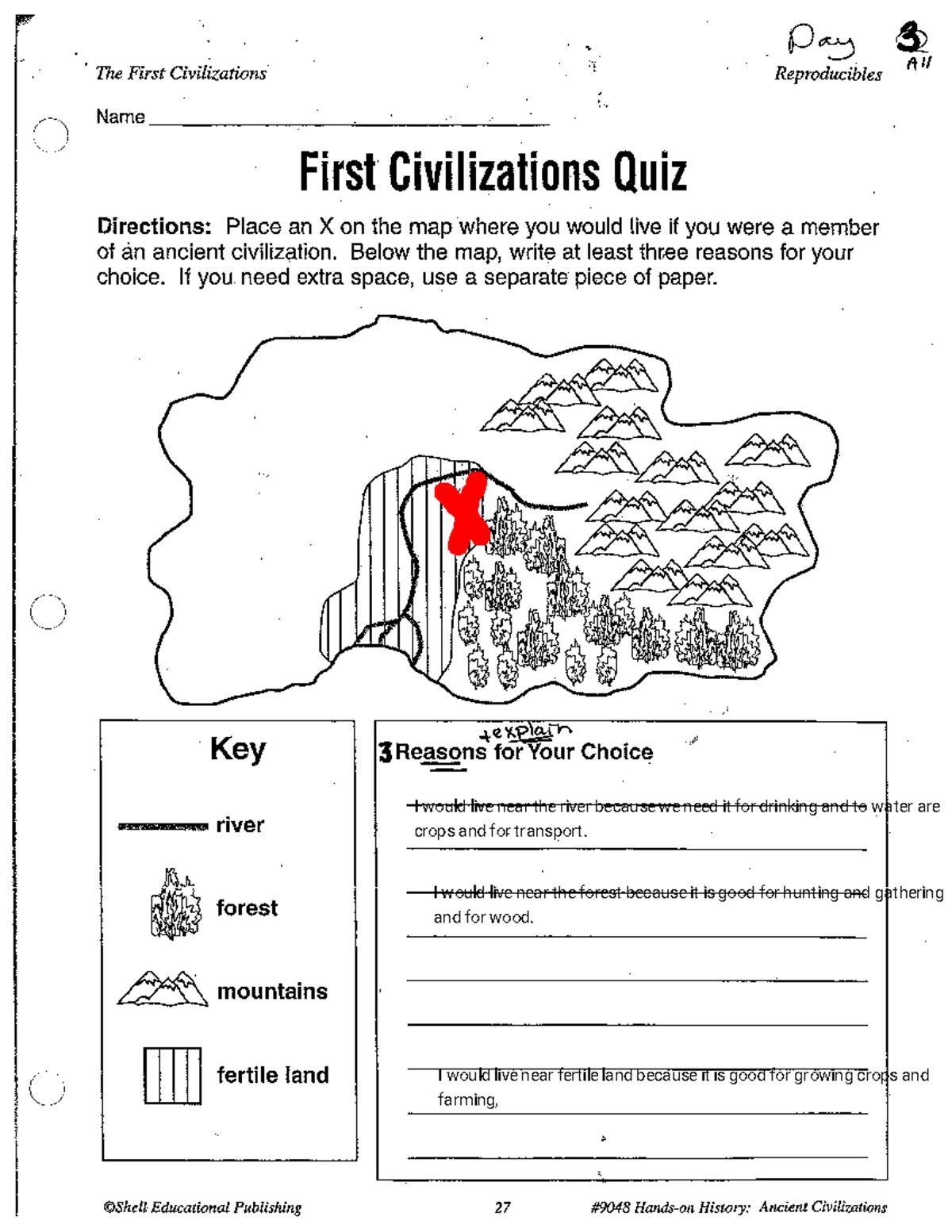 Avery Ash - First Civilizations 3 reasons map and simulation questions ...