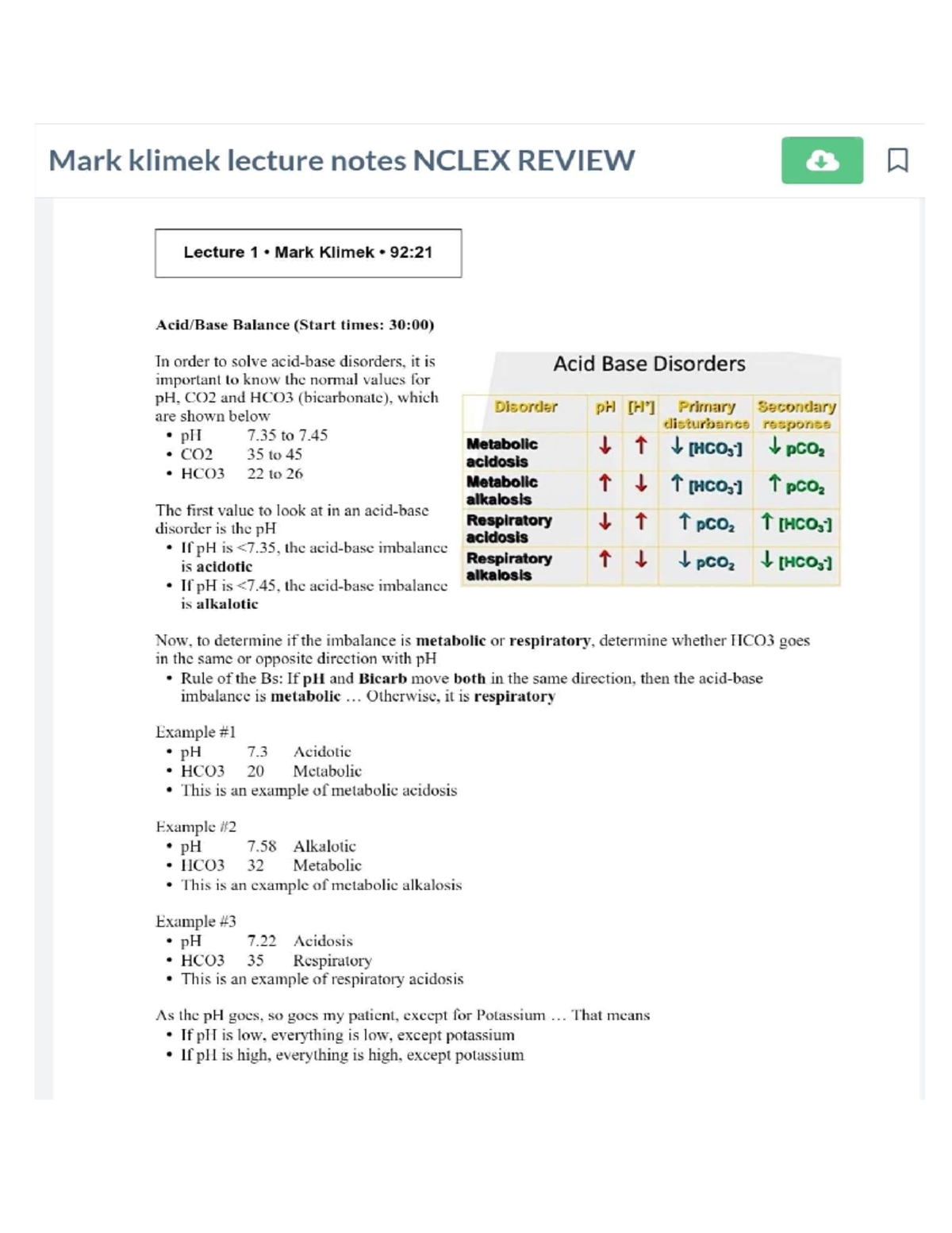 ABG Info - ABG Info - NURS 294 - Studocu