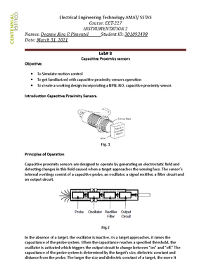 EET227 Lab-1 - Lab report - Electrical Engineering Technology AMAT ...