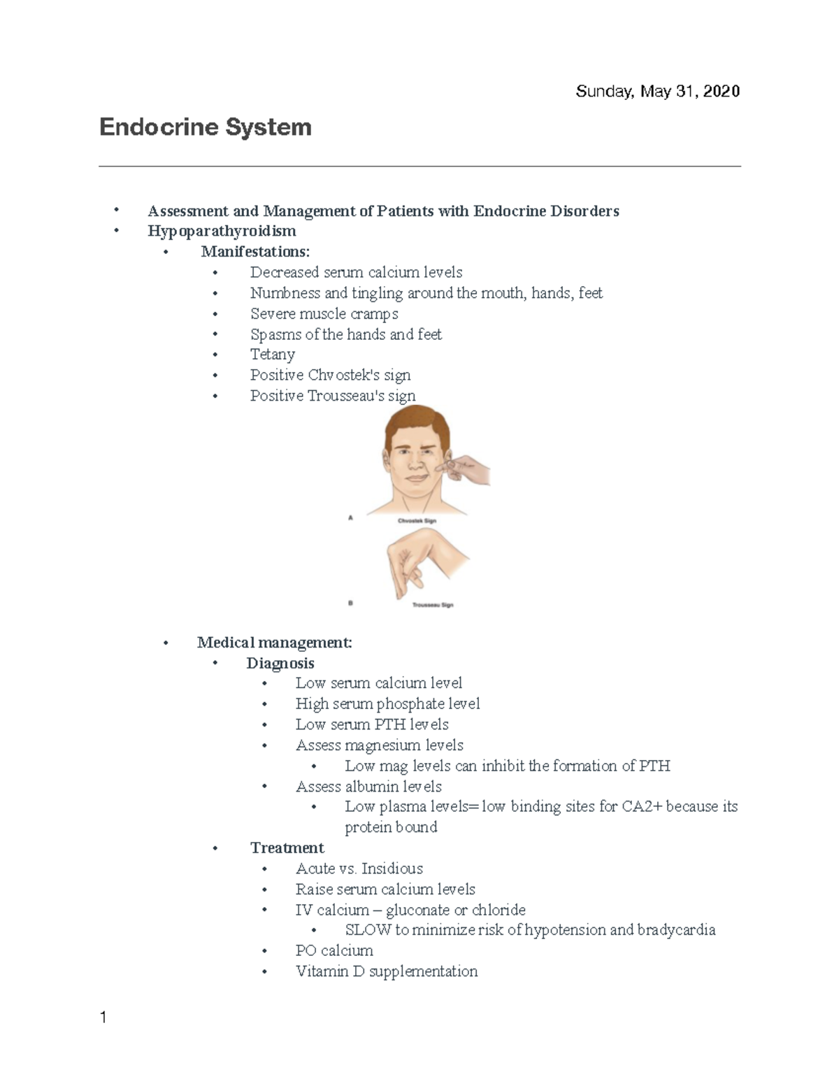 Endocrine System - objectives - Endocrine System Assessment and ...