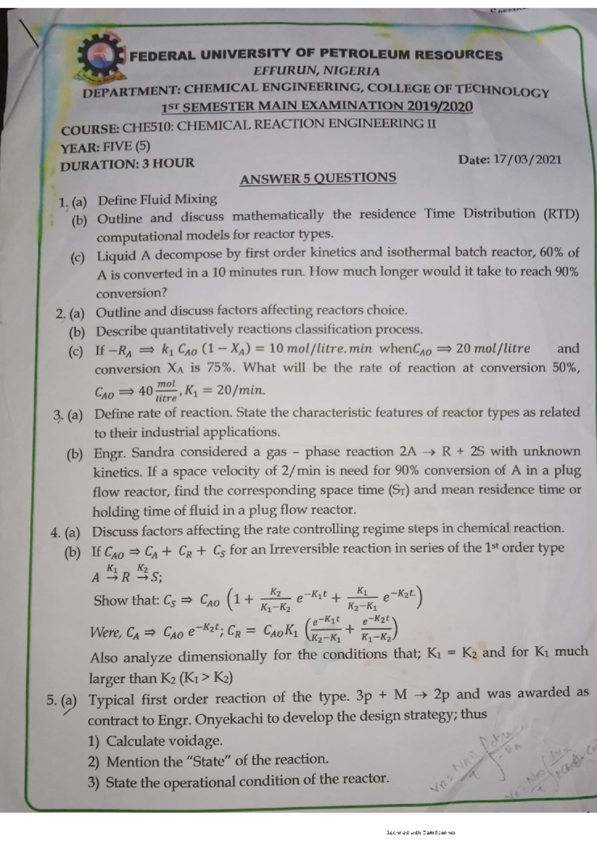 500l past question 2019 2020-1 - Computer programming - Studocu