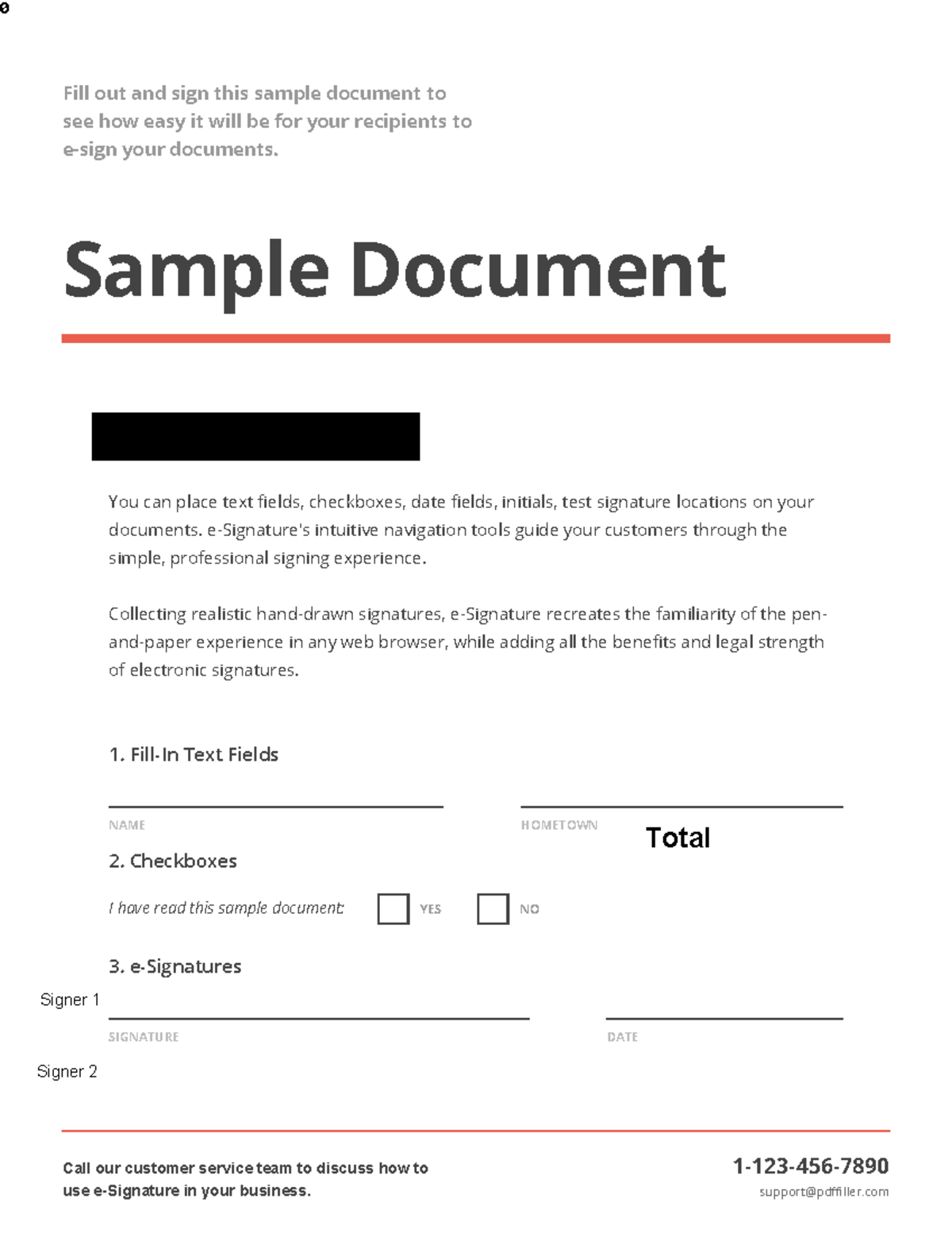 Sample Form 13 - Test form - Sample Document Fill out and sign this ...
