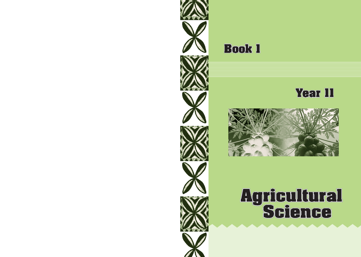 Ag Science Year 11 Book 1 - Agricultural Science Agricultural Science ...
