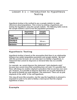 Lesson 4-3 - L e s s o n 4 - 3 — M a t c h e d Pa i r s Matched pairs ...