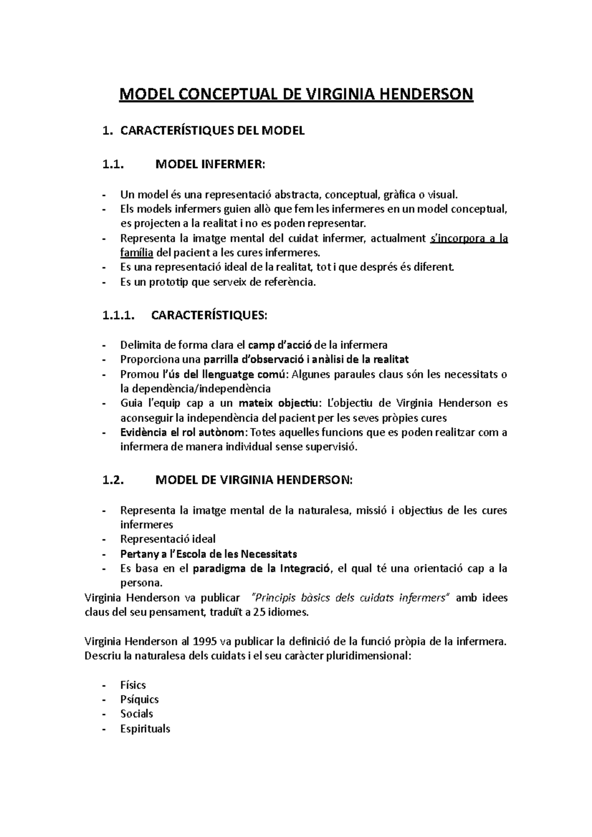 Model Conceptual DE Virginia Henderson - MODEL CONCEPTUAL DE VIRGINIA ...