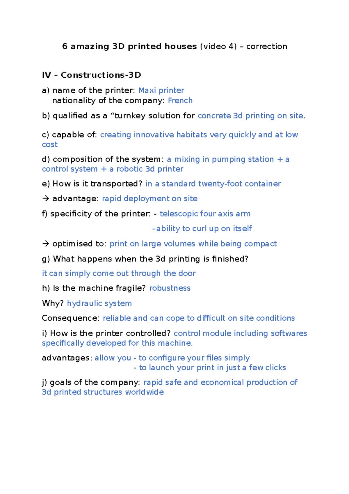 Video 4 correction 6 amazing 3D printed houses - 6 amazing 3D printed ...