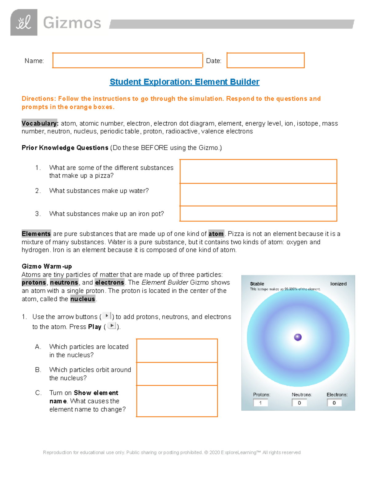 Copy of Element Builder SE - Corporate, Science Technology - Studocu