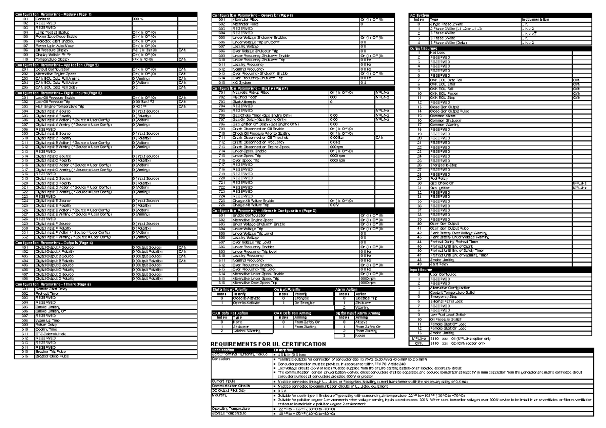 DSE3110-Installation-Instructions - Configuration Parameters – Module ...